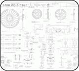 STIRLING SINGLE DRAWINGS Model Engineering Supplies