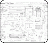 STIRLING SINGLE DRAWINGS Model Engineering Supplies