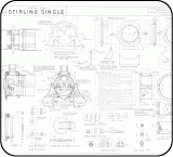 STIRLING SINGLE DRAWINGS Model Engineering Supplies