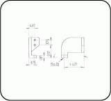 DOUGAL GUIDE BAR BRACKETS.GM Model Engineering Supplies