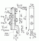 BORDERER REVERSING BLOCK Model Engineering Supplies