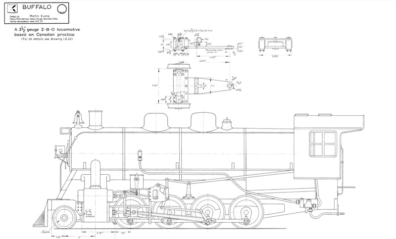 BUFFALO DRAWING LO41 Model Engineering Supplies