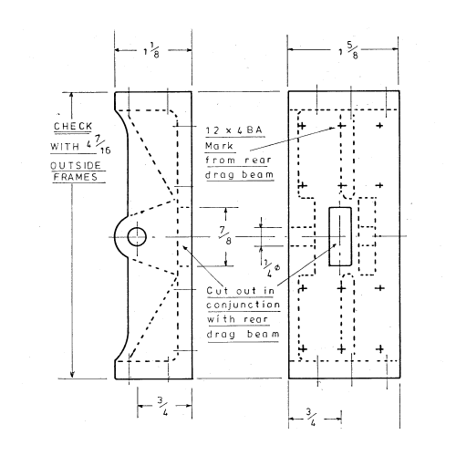 STIRLING REAR DRAG BOX Model Engineering Supplies