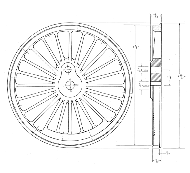 STIRLING DRIVING WHEELS D119 2 Model Engineering Supplies