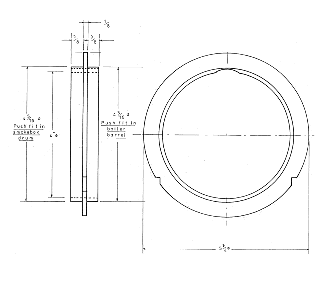 STIRLING S.BOX BOILER JOINT RING Model Engineering Supplies