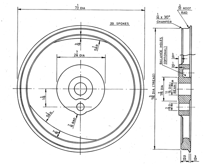 ETNA COUPLED WHEELS. ROUND BOSS.CI Model Engineering Supplies