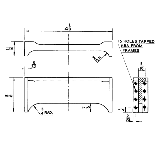 LANKY FRAME STAY Model Engineering Supplies