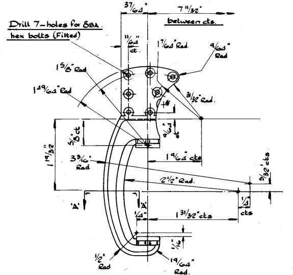 PRAIRIE GUIDE BAR BRACKETS Model Engineering Supplies