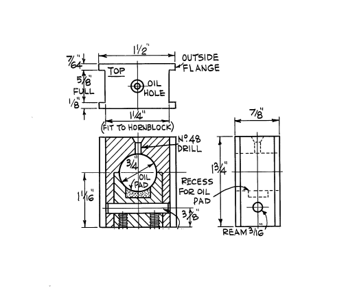 SPEEDY MAIN AXLEBOXES - SPLIT GM Model Engineering Supplies