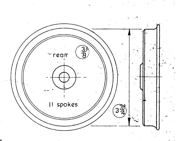 TITFIELD 5" TRAILING WHEELS T74 2 Model Engineering Supplies