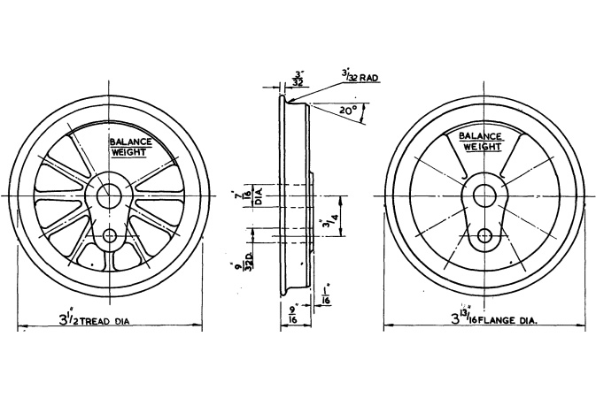 RM3 D & C WHEELS Model Engineering Supplies
