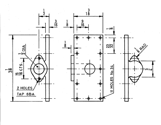 TOM ROLT EXHAUST BLOCK. Model Engineering Supplies