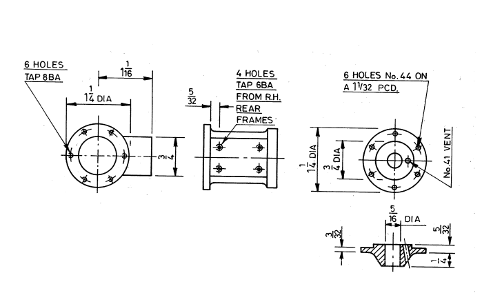 TOM ROLT STEAM BRAKE CYLINDER. GM Model Engineering Supplies