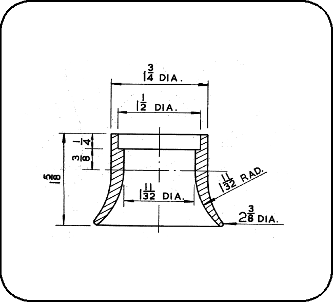 HUNSLET 5" PETTICOAT PIPE GM Model Engineering Supplies