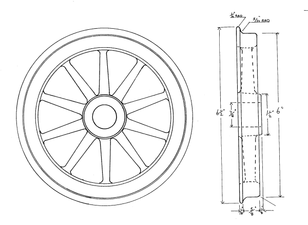 GOOCH BOGIE WHEELS Model Engineering Supplies