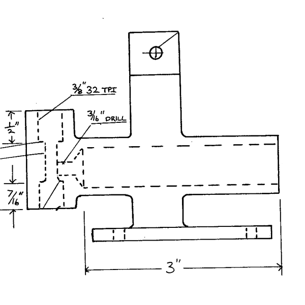 GOOCH HANDPUMP BODY. GM Model Engineering Supplies