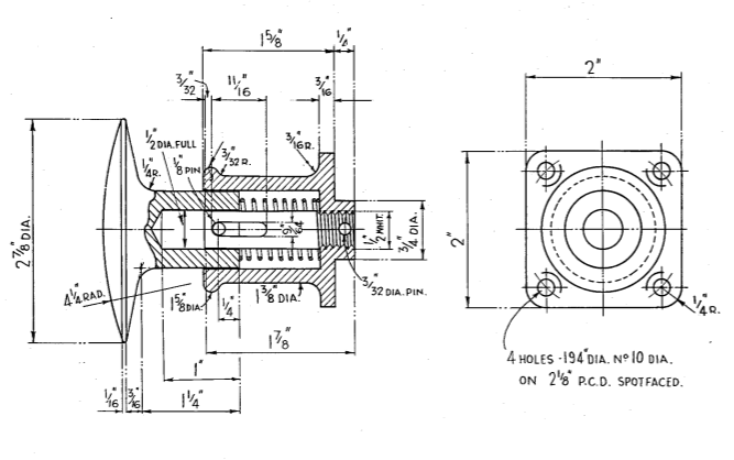 HERMES BUFFER HEADS & STOCKS Model Engineering Supplies