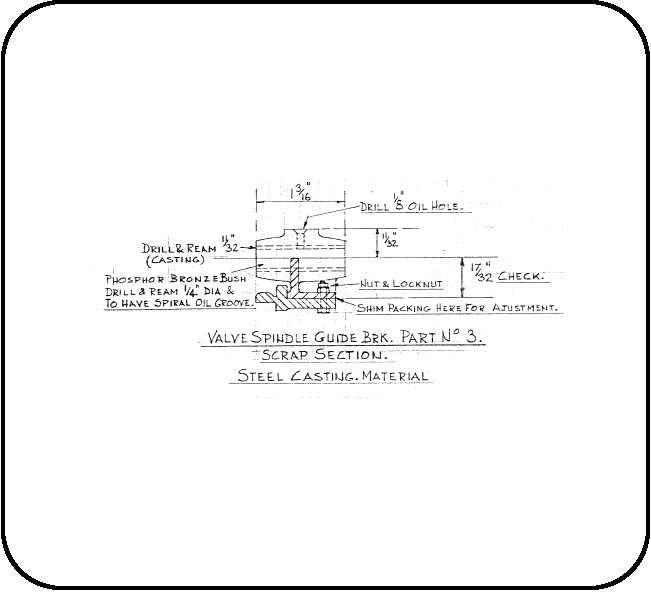 KING VALVE SPINDLE GUIDE BRACKET Model Engineering Supplies
