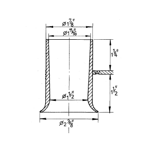 DART PETTICOAT PIPE Model Engineering Supplies