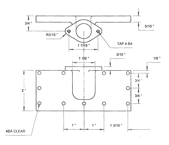 TOM ROLT EXHAUST BLOCKS. GM Model Engineering Supplies