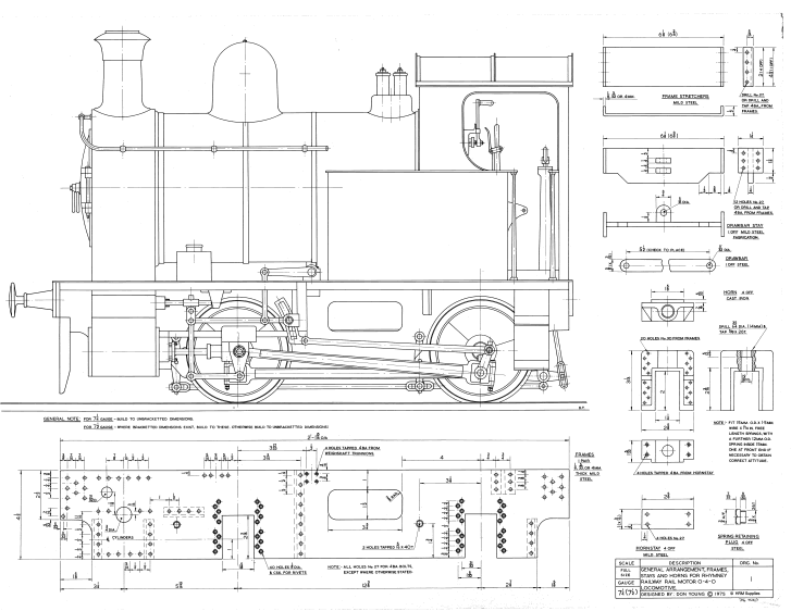 TUG DRAWINGS 9 Model Engineering Supplies