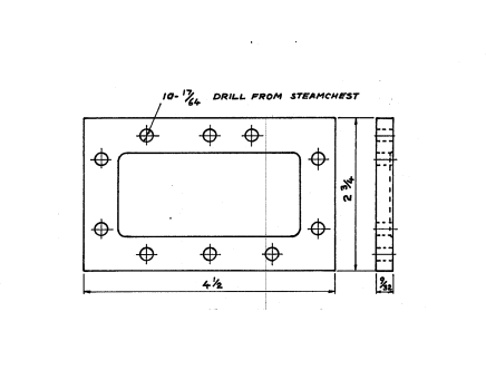 DOLGOCH STEAM CHEST COVERS. CI Model Engineering Supplies