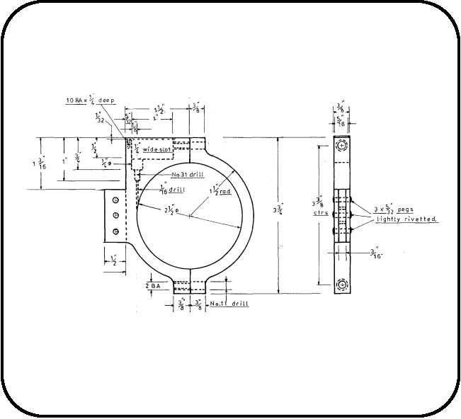 PADDINGTON ECCENTRIC STRAPS Model Engineering Supplies