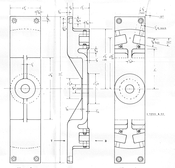 7 1/4" PASS CAR CENTRE BEARER BEAMS Model Engineering Supplies