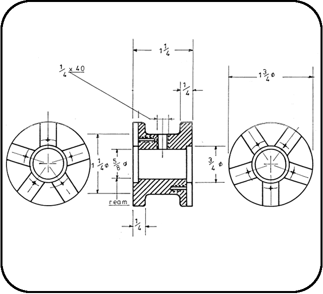 LINC.LAD FRONT HUB CENTRES Model Engineering Supplies