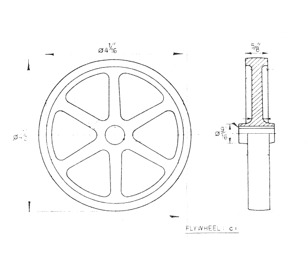 MINNIE FLYWHEEL Model Engineering Supplies