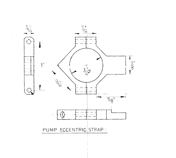 MINNIE PUMP ECCENTRIC STRAP Model Engineering Supplies