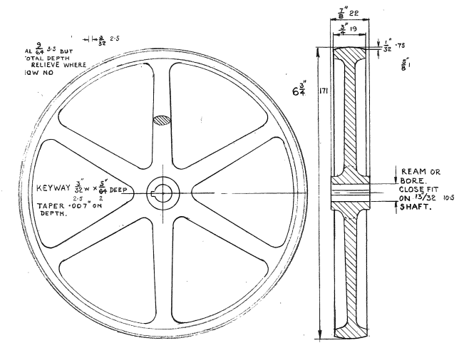 MARSHALL FLYWHEEL Model Engineering Supplies