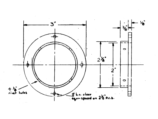 ATKINSON CHIMNEY BASE RING Model Engineering Supplies