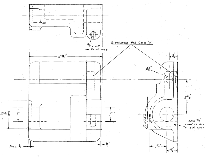 FODEN 4" WINCH DRIVE PTO HOUSING Model Engineering Supplies