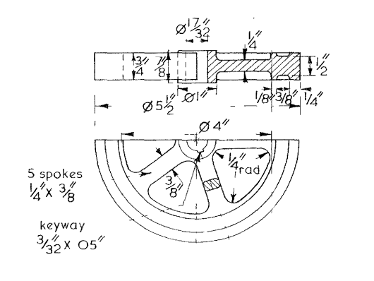 DOUBLE TANGYE FLYWHEEL Model Engineering Supplies