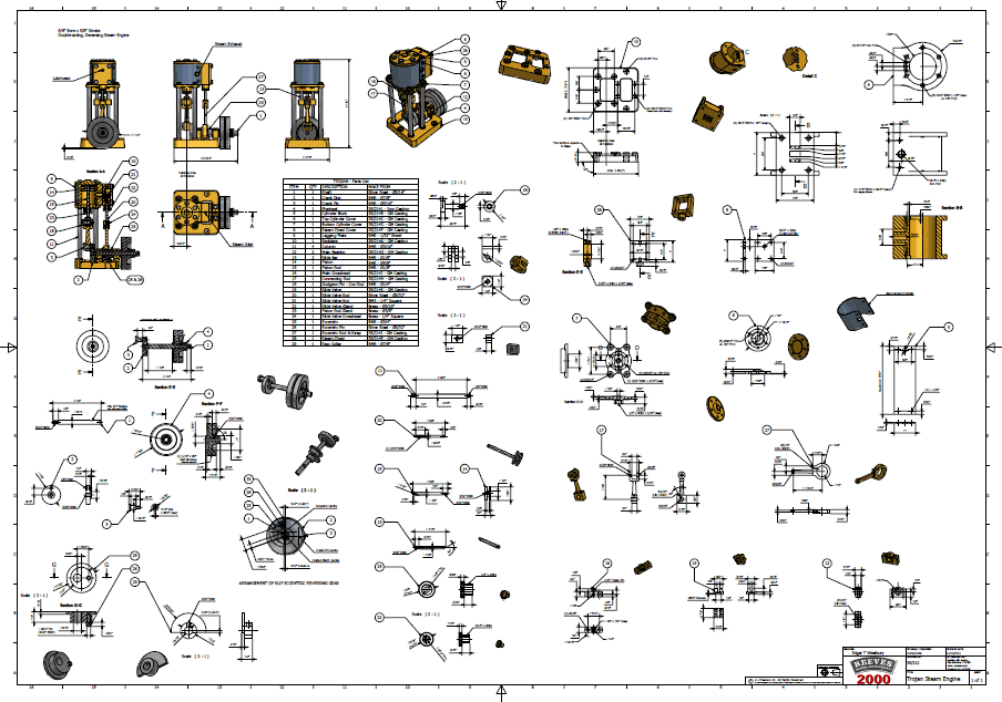TROJAN DRAWINGS M6 1 Model Engineering Supplies
