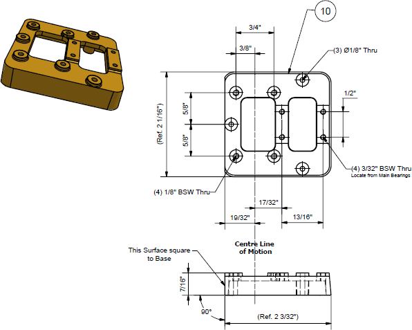 TROJAN BEDPLATE Model Engineering Supplies