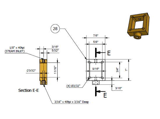 TROJAN STEAM CHEST Model Engineering Supplies