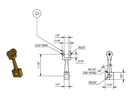 TROJAN CON ROD Model Engineering Supplies