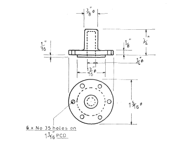 HALLS ROTARY SPRING HOUSING Model Engineering Supplies