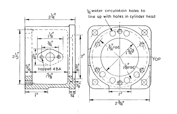 CENTAUR WATER JACKET Model Engineering Supplies