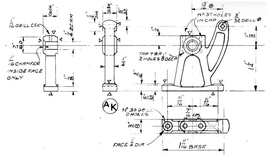 MARY BEAM TRUNIONS EACH Model Engineering Supplies
