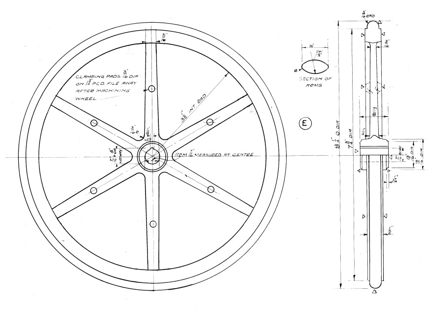 MARY FLYWHEEL Model Engineering Supplies