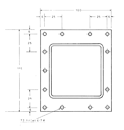 MARSTON STEAM CHEST COVER Model Engineering Supplies