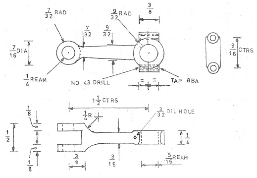 MONARCH CON ROD Model Engineering Supplies