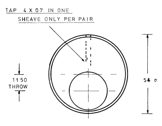 COMMANDER ECCENTRIC SHEAVE MATERIAL Model Engineering Supplies