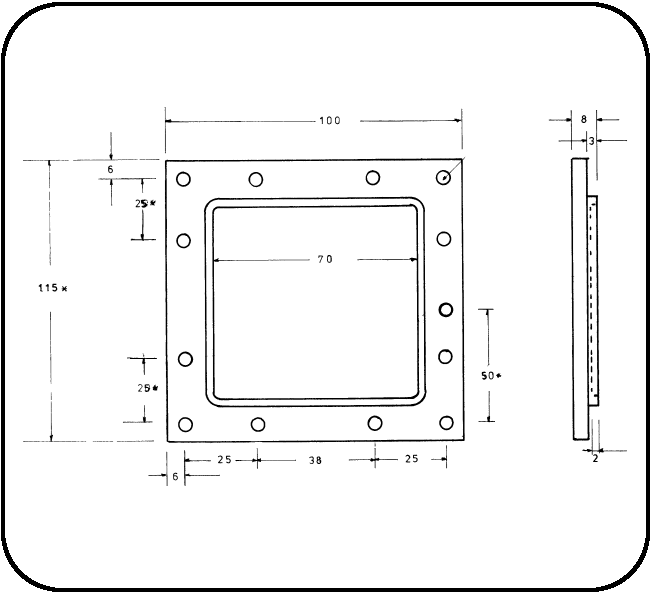 COMMANDER STEAM CHEST COVER LP Model Engineering Supplies