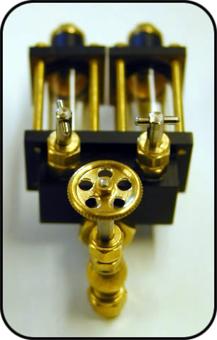 DOUBLE SIGHT FEED LUBRICATOR 3 1/2 Model Engineering Supplies